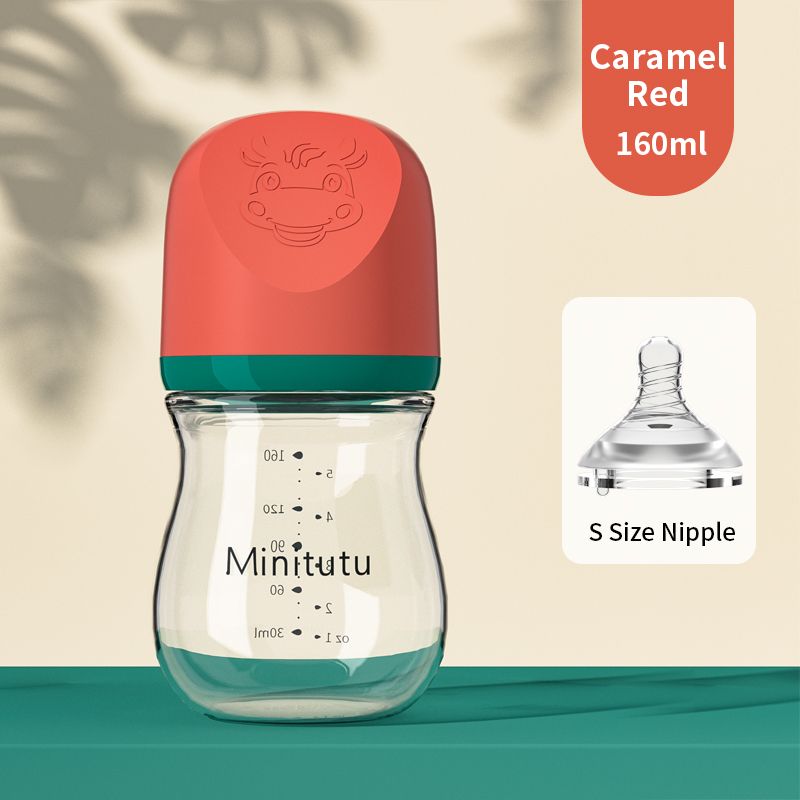 Jual Mintutu Botol Susu newborn Kaca/PPSU Bayi Baru Lahir Anti Perut Kembung Tahan Suhu Tinggi ...