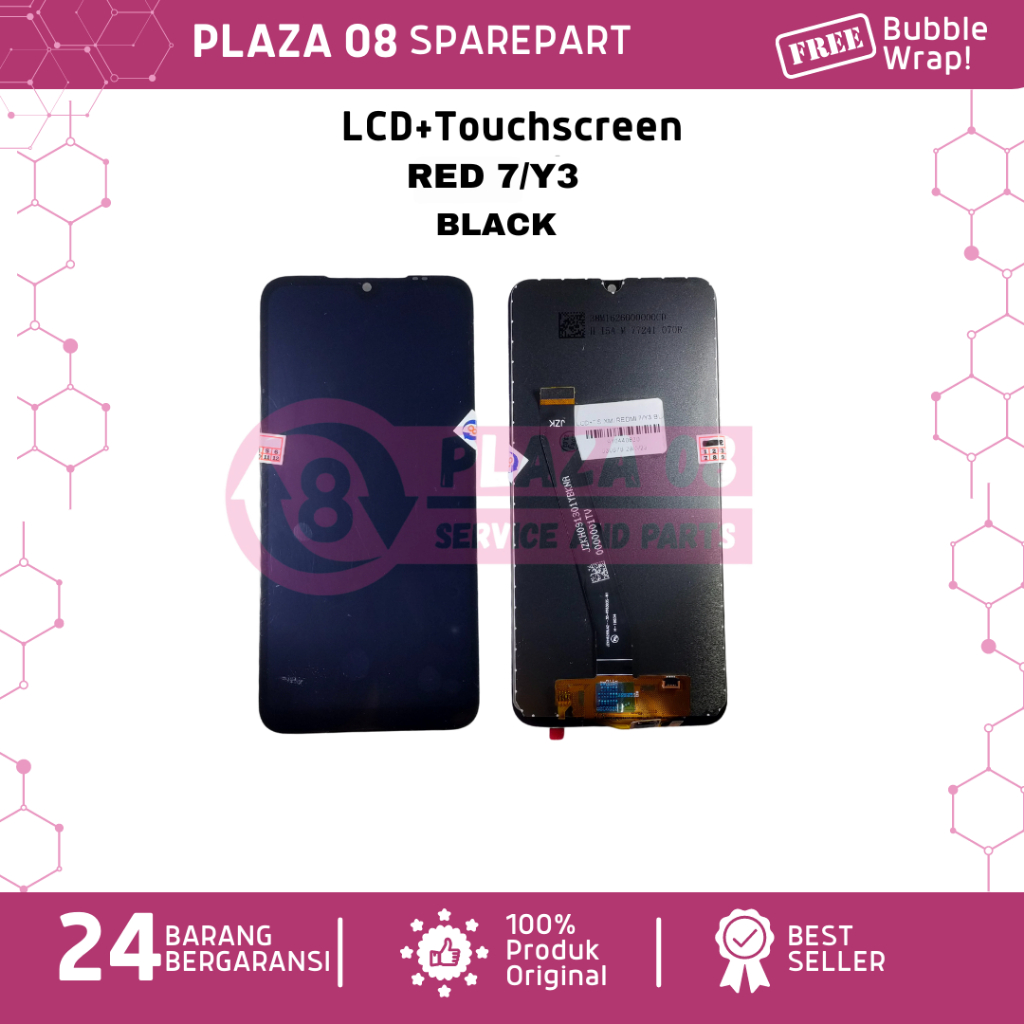 Jual LCD + Touchscreen RED 7/Y3 BLACK (INCELL) | Shopee Indonesia