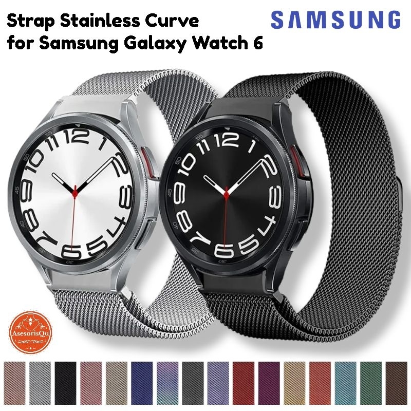 Jual Tali Strap Jam Samsung Galaxy Watch 6 40mm 44mm classic 43mm 47mm ...