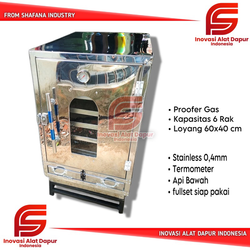 Jual Proofer Gas 6 rak / alat pengembang adonan | Shopee Indonesia