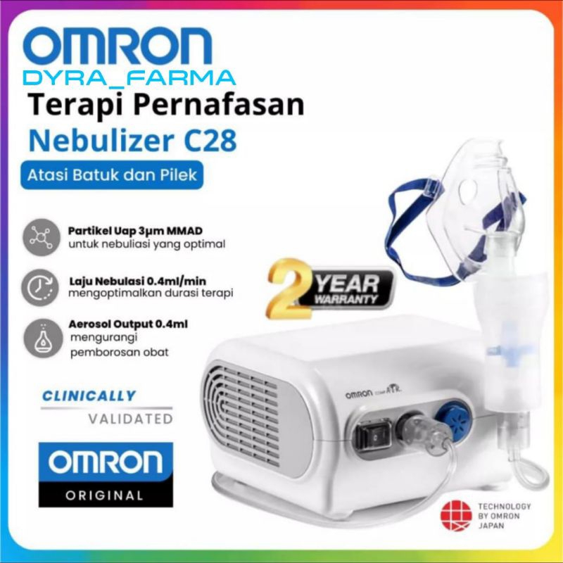 Jual Nebulizer Omron Ne C28 / Alat Terapi Uap Pernapasan Sesak Dan Batuk | Shopee Indonesia
