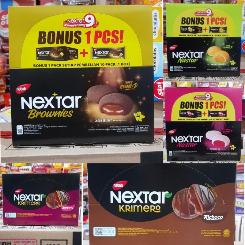 Jual nextar nabati 1 box isi 10 pack | Shopee Indonesia
