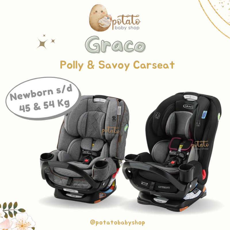 Jual Graco Extend2Fit Carseat Polly & Savoy - Dudukan Mobil | Shopee ...