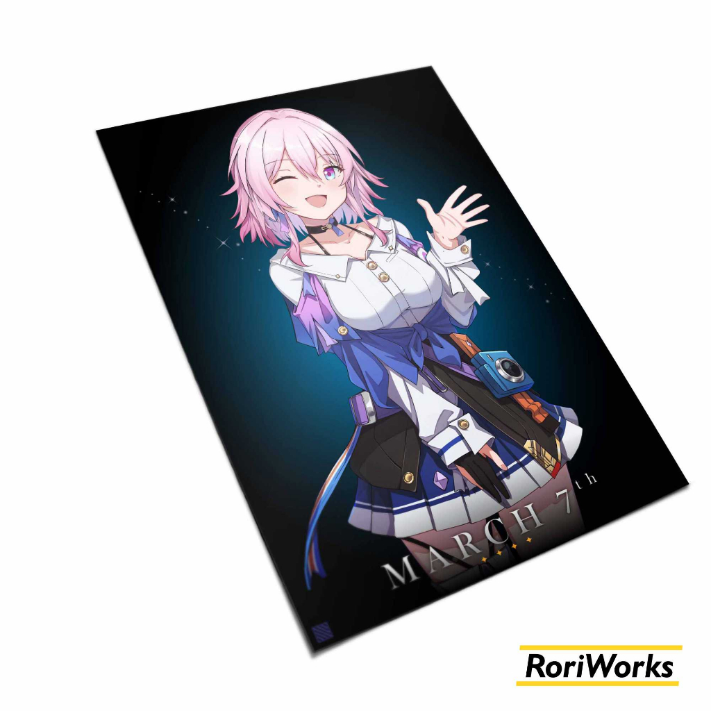 Jual Poster Anime - March 7th / Mitsuki | Honkai Star Rail | Shopee ...