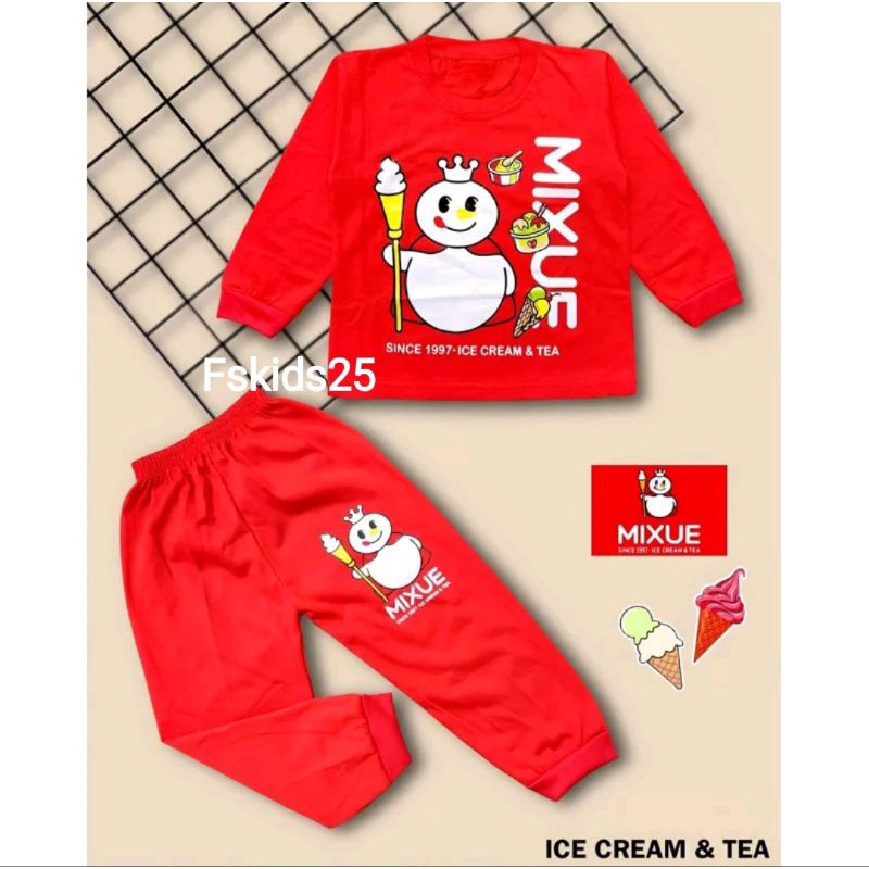 Jual Baju Mixue Anak Cowok Cewek Viral / Setelan Baju Lengan Panjang ... Jual Baju Mixue Anak Cowok Cewek Viral / Setelan Baju Lengan Panjang ...