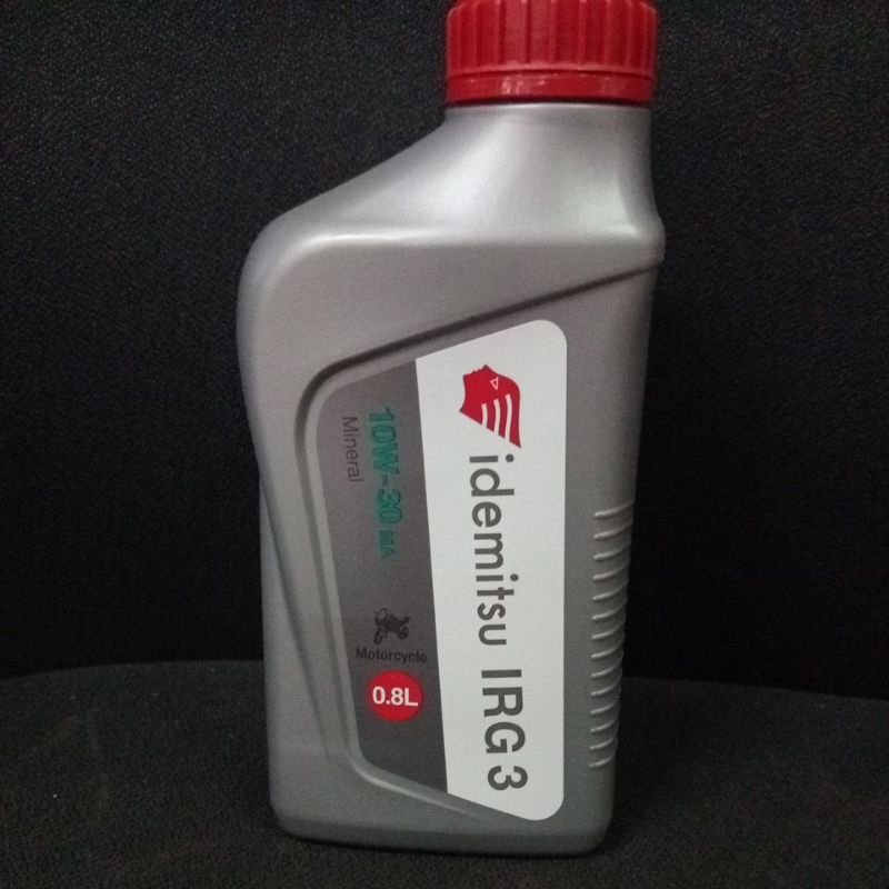 Jual Oli Motor IDEMITSU 4T IRG 3 10W-30 SL/MA 800ml Oil Mesin Bebek ...