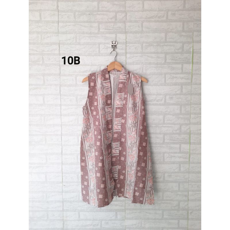Jual Cardigan batik / Atasan wanita /Vest / rompi batik katun warna ...