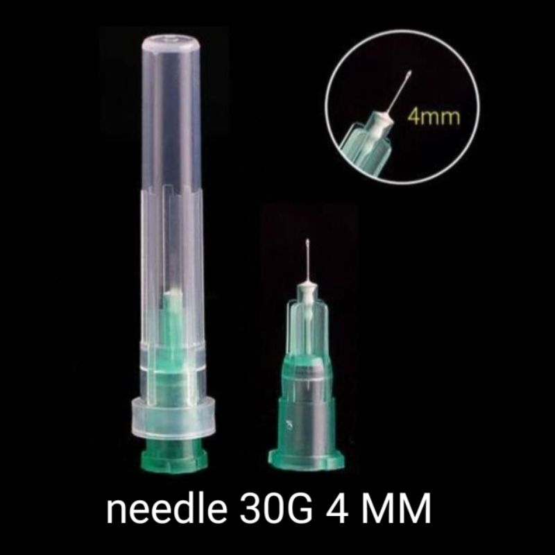 Jual ECER needle jarum meso skin booster 4mm 30 G merk mesologica tajam painless | Shopee Indonesia