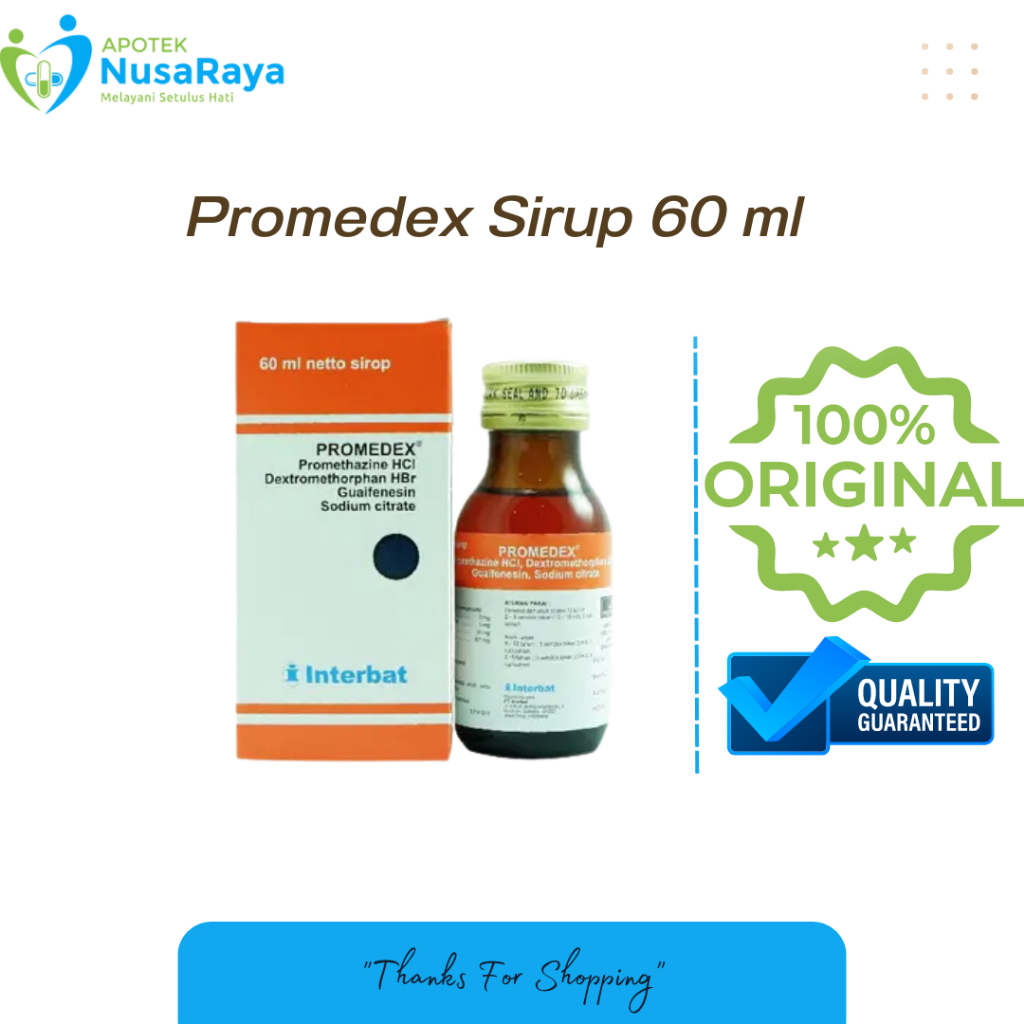 Jual Obat Batuk Promedex Sirup Untuk Batuk yang disebabkan Alergi ...