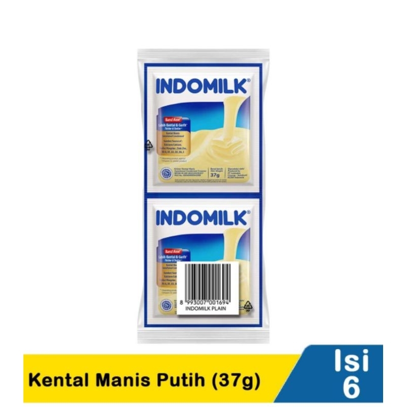 Jual susu sachet indomilk kental manis isi 4 renceng (24sachet ...
