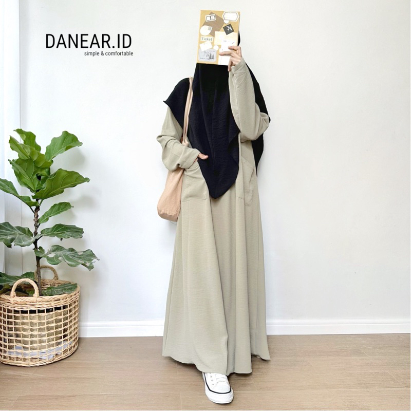 Jual GAMIS ABAYA BASIC POCKET | Shopee Indonesia