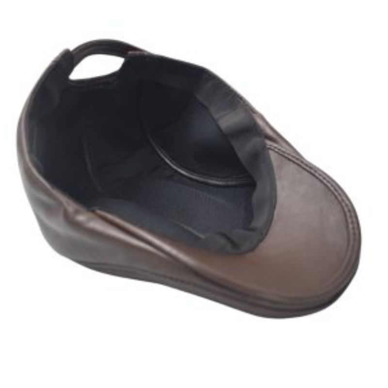 Jual TOPI KULIT / TOPI PET KULIT ASLI GAYA SENIMAN | Shopee Indonesia