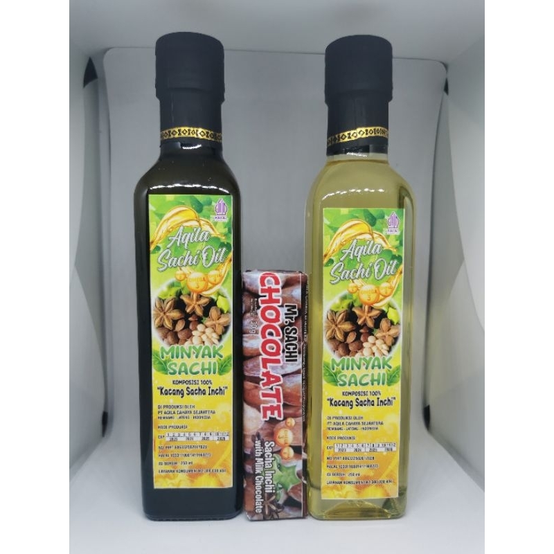 Jual Minyak Sacha Inchi 250ml PROMO BUY 1 GET 1 Mr.Sachi Chololate Free ...