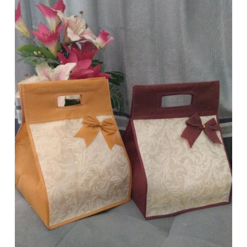 Jual Tas hajatan emboss bambu UK 22x22 | Shopee Indonesia