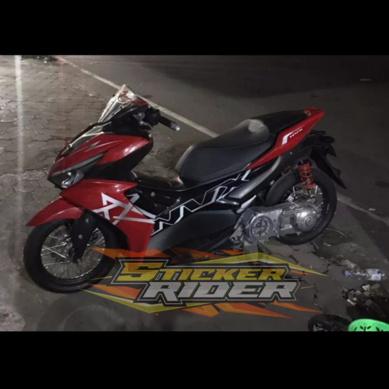 Jual STRIPING TRANSPARAN AEROX ALL NEW CONNECTED 155 TRANSPARAN SILVER ...