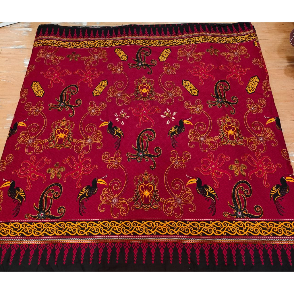 Jual Kain Batik SOLO (alusan limited stock) motif suku Dayak | Shopee ...