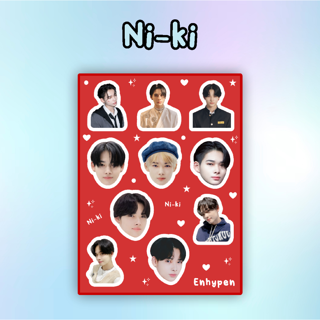 Jual Sticker/Stiker Set Jungwon/Heeseung/Jay/Jake/Sunghoon/Sunoo/Ni-ki Enhypen KPOP | Shopee ...