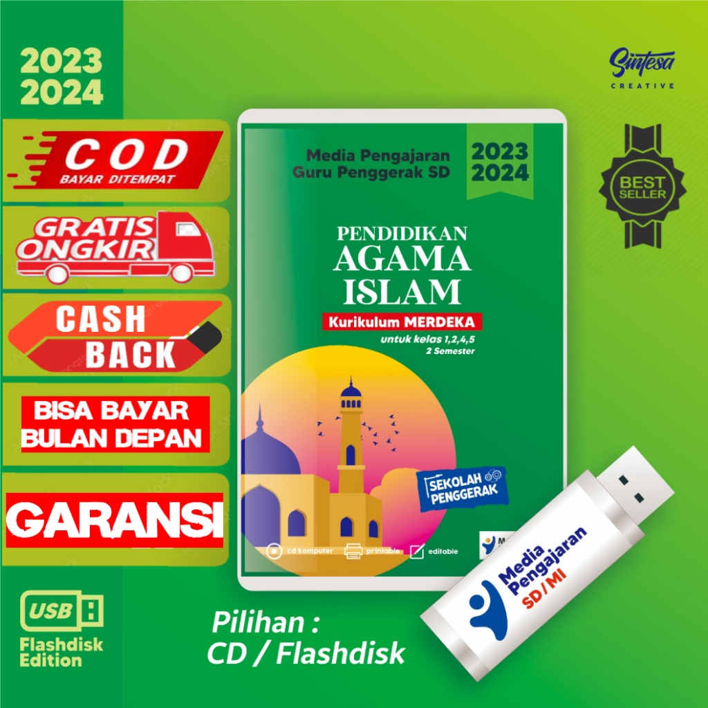 Jual REVISI TERBARU PERANGKAT PEMBELAJARAN KURIKULUM MERDEKA SD PAI (VERSI FLASHDISK DAN CD ...