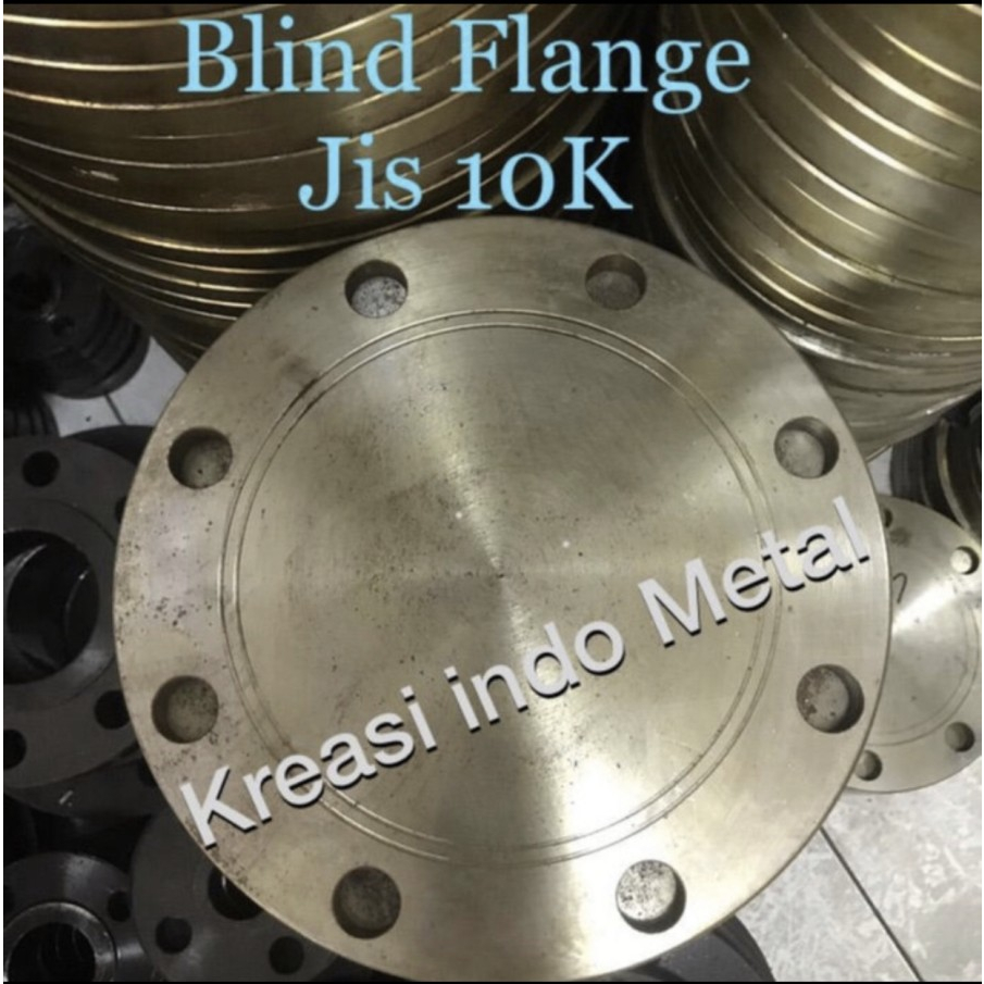Jual 1/2" Blind Flange Jis 10k -1/2 inch Flange Buta jis 10 K (Besi ...