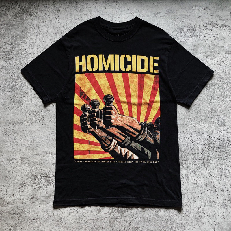 Jual KAOS BAND HOMICIDE - GODZKILLA | Shopee Indonesia