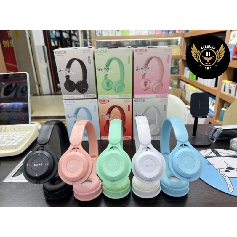 Jual Headphone Bluetooth Headset Wireless Y08/MZ-08 Fullbass Stereo ...