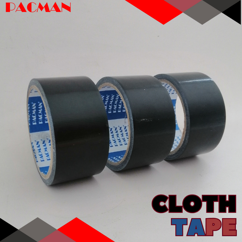 Jual Cloth Tape Lakban Kain lakban Isolasi Solatip Pacman LAKBAN JILID lakban hitam duct tape ...