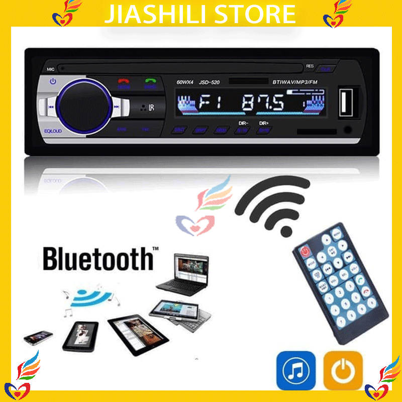 Jual Jiashili Bisa COD Tape Audio Radio Mobil Multifungsi Bluetooth USB MP3 FM Radio JSD ...