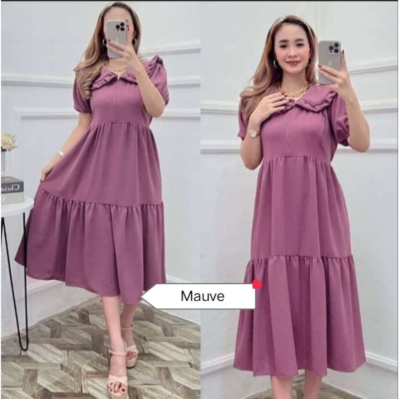 Jual Midi Dress Inara Crinkle Airflow Premium daster rumahan murah dan ...