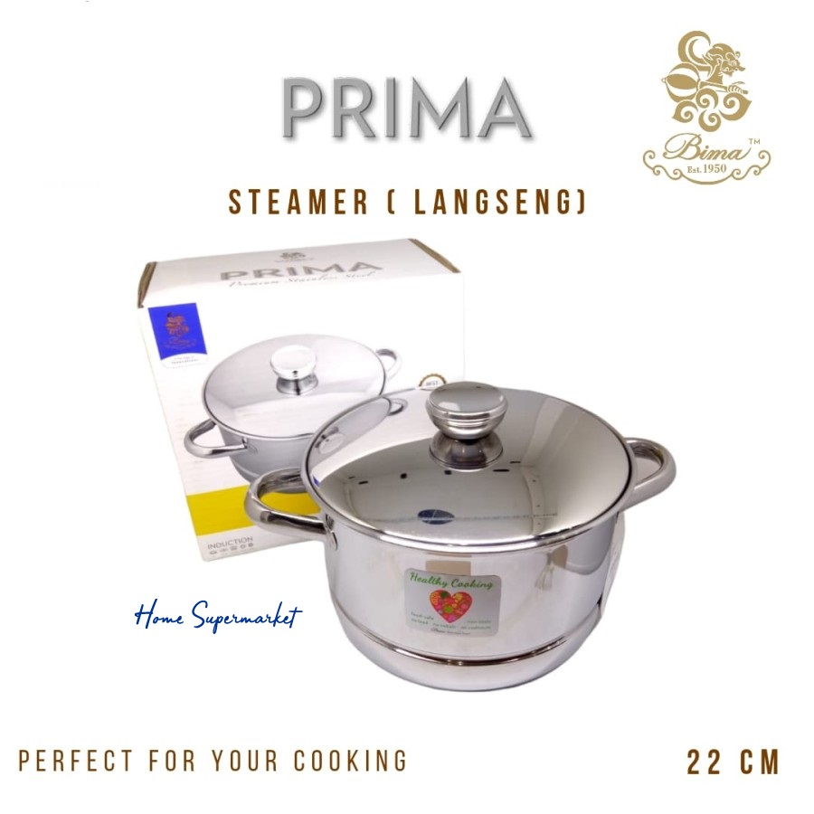 Jual Panci Langseng BIMA PRIMA LANGSENG HIGHPOT STEAMER 22 CM ...