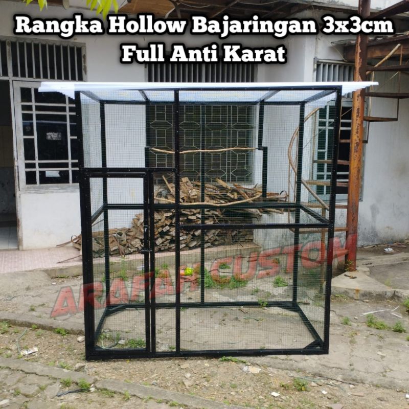 Jual Sangkar Kandang Burung Ternak Koloni Aviary Kotak Besar Lovebird ...