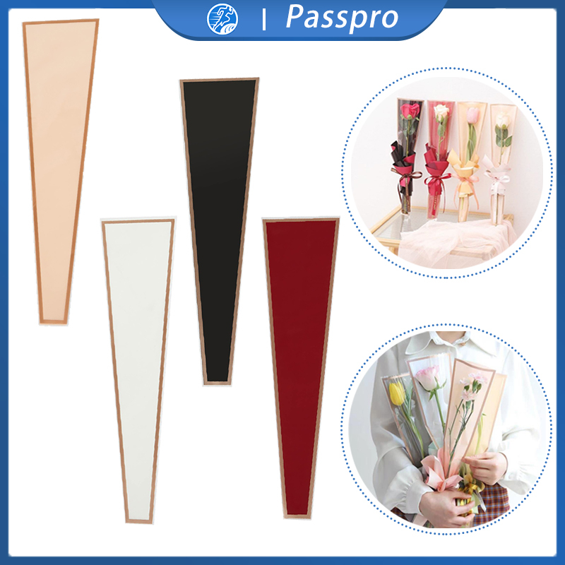 Jual 50pcs Emas Kantong Bunga Single Rose Plastik Bunga Satuan Plastik ...