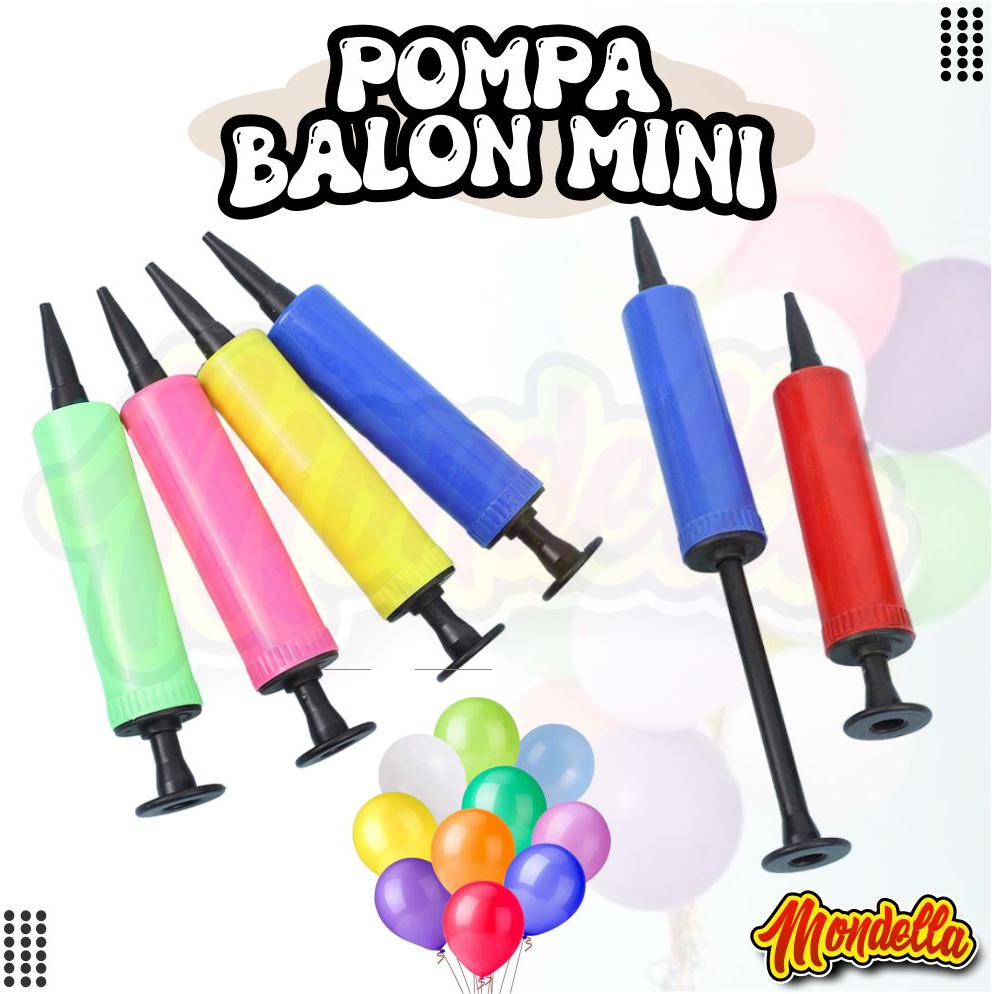 Jual Pompa Balon Tangan Manual Mini Portabale Alat Pompa Tiup Angin ...