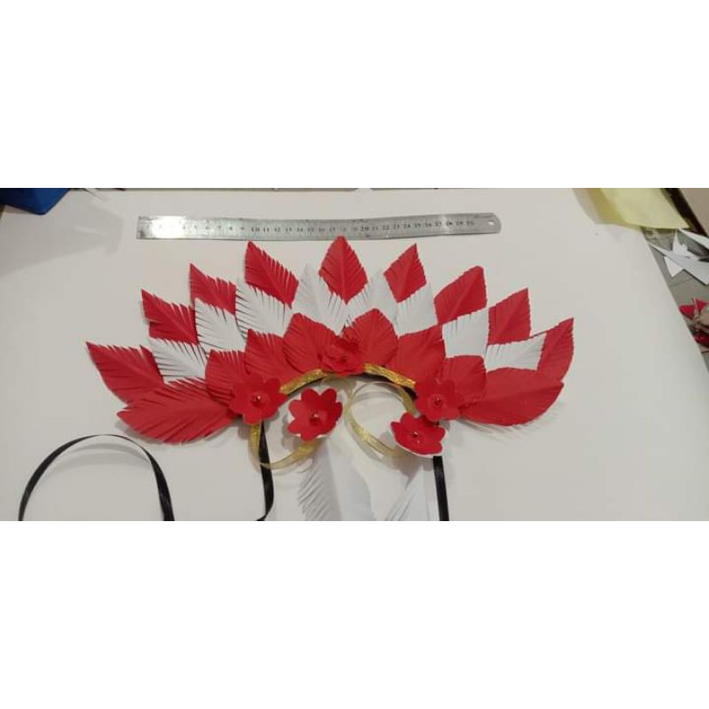 Jual Hiasan kepala dari kertas/Topi karnaval/topi merah putih | Shopee ...