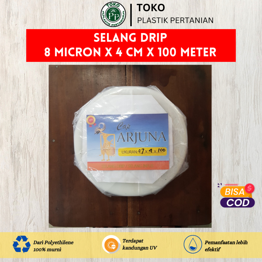 Jual Selang Drip 7 micron 4 cm 100 meter - Pipa 3/4 Inch | Shopee Indonesia