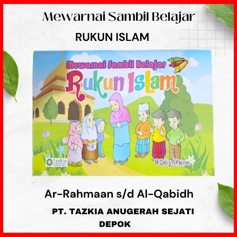 Jual Buku Mewarnai Sambil Belajar Rukun Islam untuk anak - Buku Belajar ...