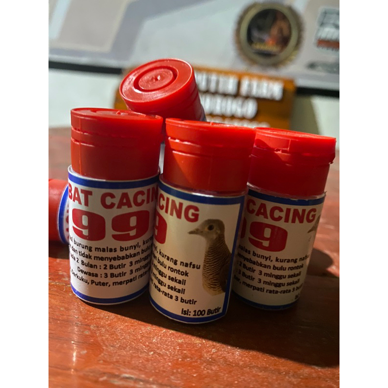 Jual OBAT CACING BURUNG PERKUTUT,DERKUKU,PUTER,MERPATI | Shopee Indonesia