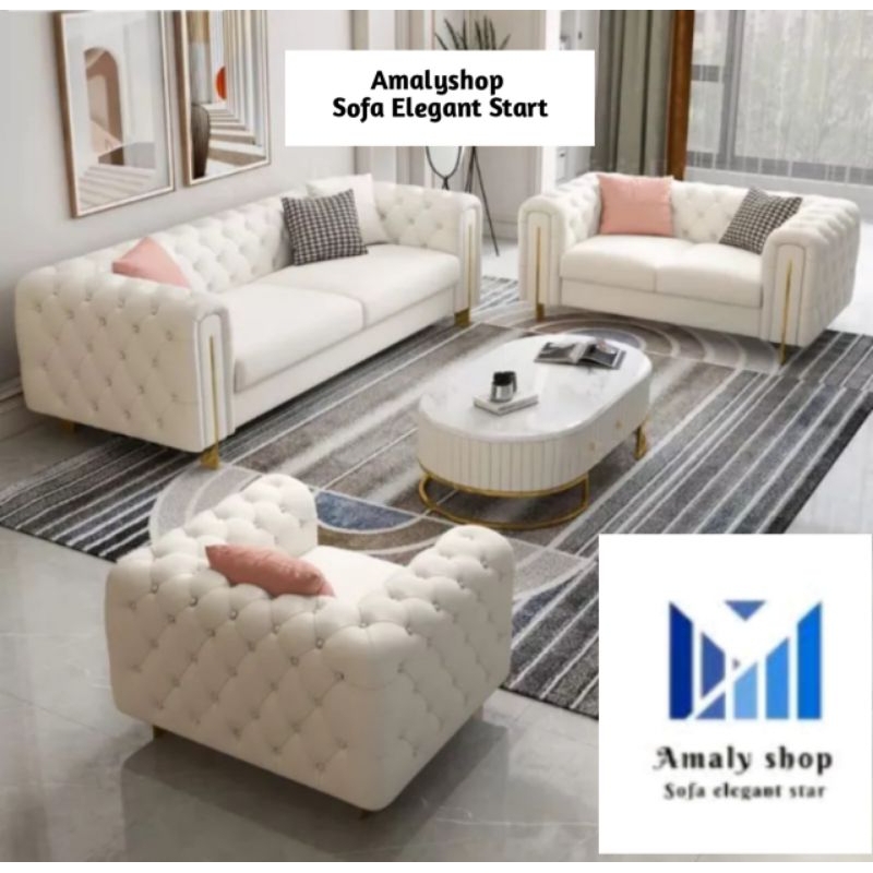 Jual Sofa Retro 321 Casterfield Kursi Ruang Tamu Minimalis Modern Mewah ...