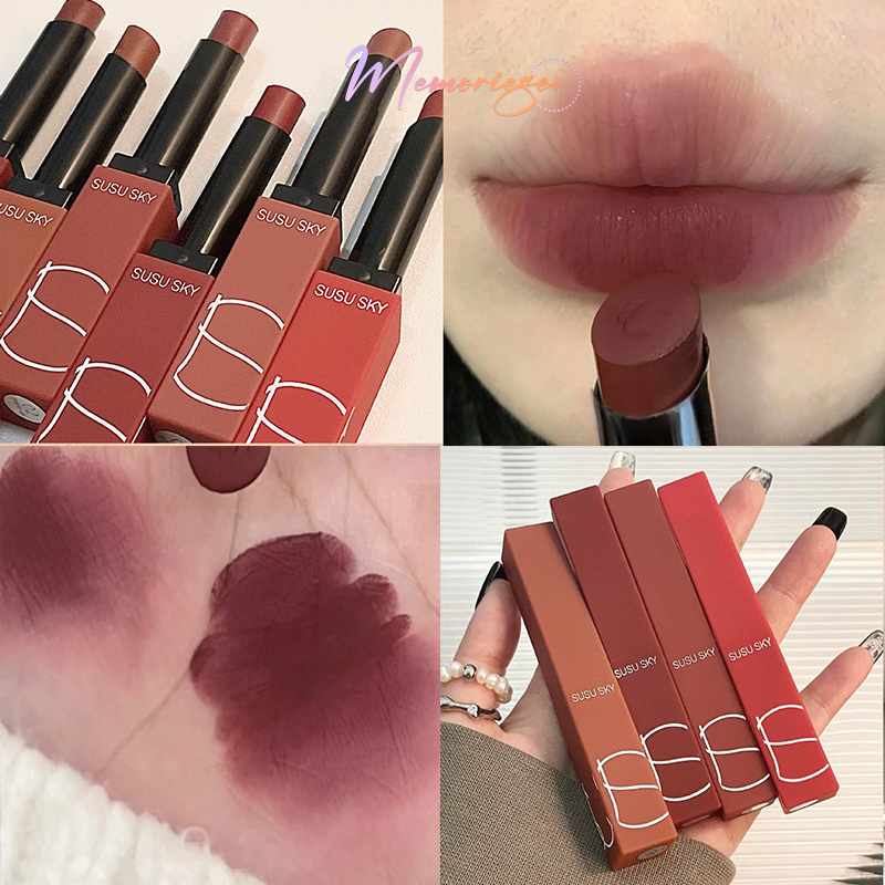 Jual COD&Ready SUSU SKY Matte Velvet Lipstik Lip Glaze Pelembab Tahan ...