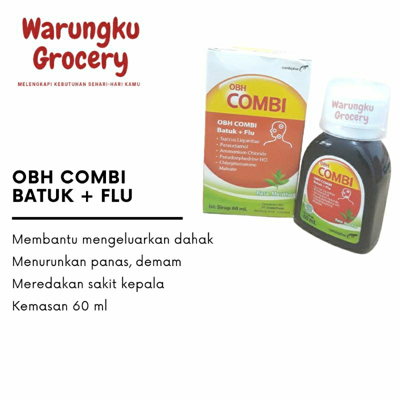 Jual OBH Combi Batuk Flu Menthol 60 ml | Shopee Indonesia