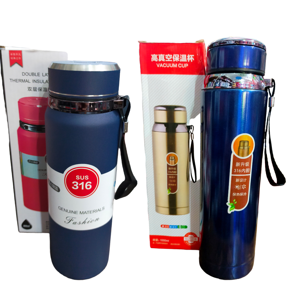 Jual Botol Minum Termos Stainless Premium Travel Hot & Cold Panas Dingin Vacuum Flask Thermos ...