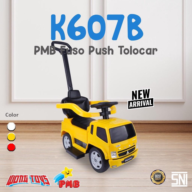 Jual (BISA COD) PMB TOYS MAINAN MOBIL DORONG TRUCK FUSO / Fuso Push ...