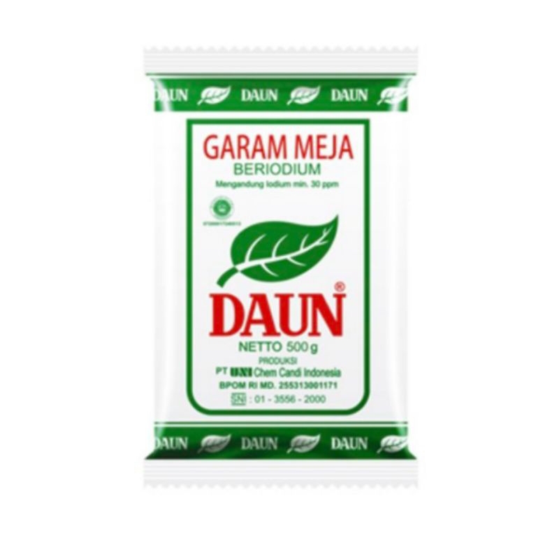 Jual Garam Meja Cap Daun Garam Beryodium 250g | Shopee Indonesia