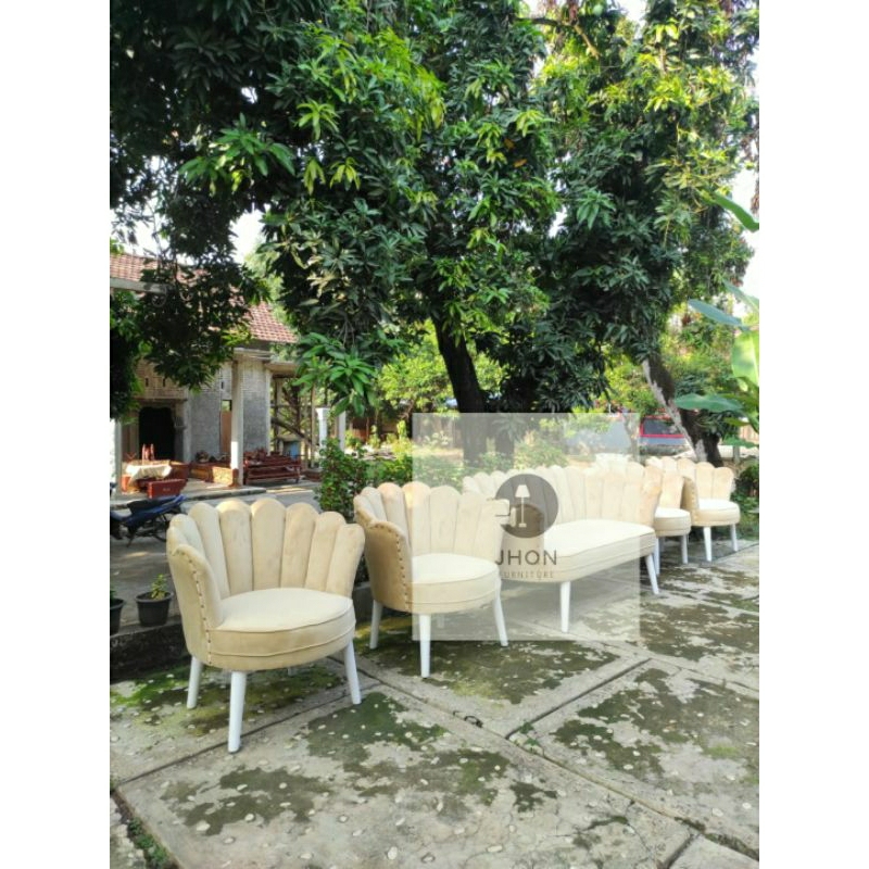Jual kursi sofa kerang termurah sofa kerang jepara sofa minimalis kursi ...