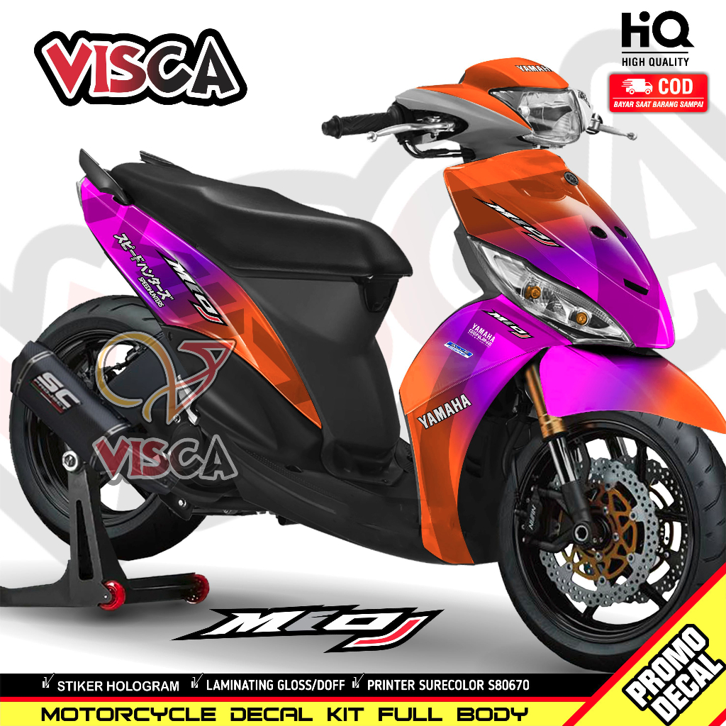 Jual Decal Mio J Full Body Stiker Mio J Variasi Full Body Striping Mio ...