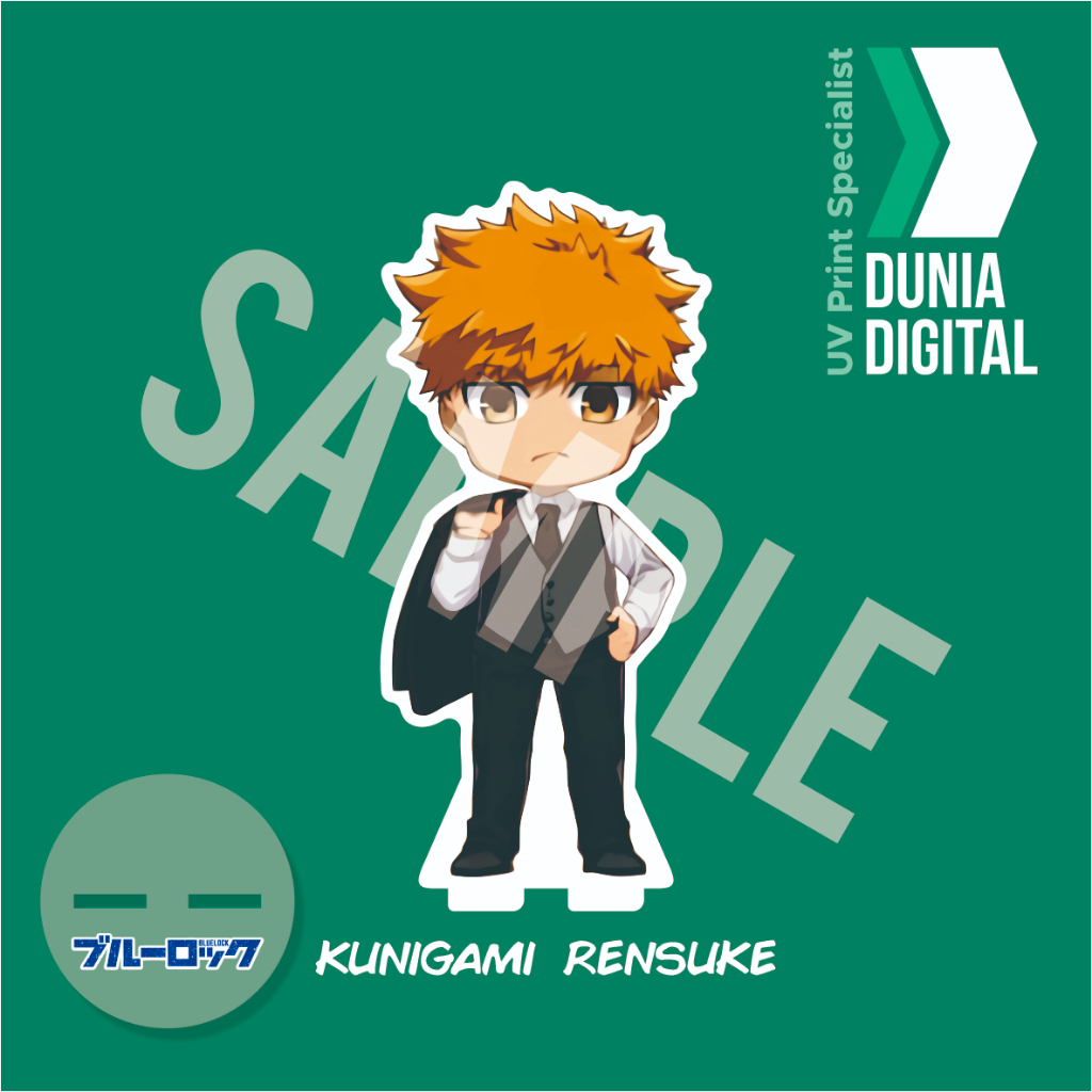 Jual Standee Akrilik Blue Lock Casual Chibi | Nagi Bachira Rin Isagi ...