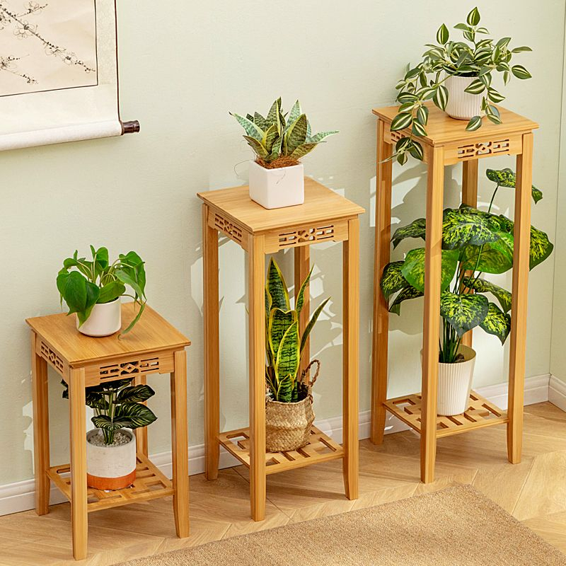 Jual BAMBOO Rak pot bunga berdiri Dudukan bunga Meja samping Meja sofa ...