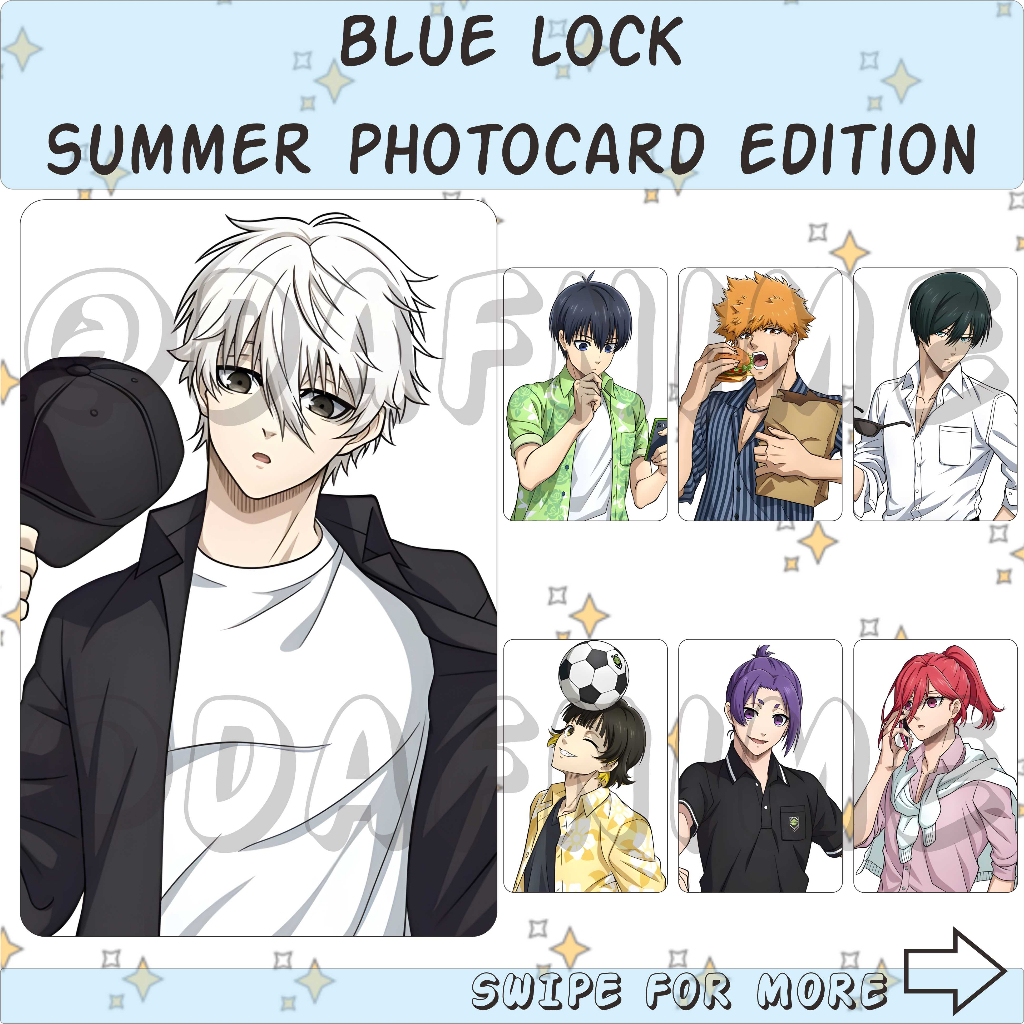 Jual BLUE LOCK SUMMER EDITION PHOTOCARD ANIME | Shopee Indonesia