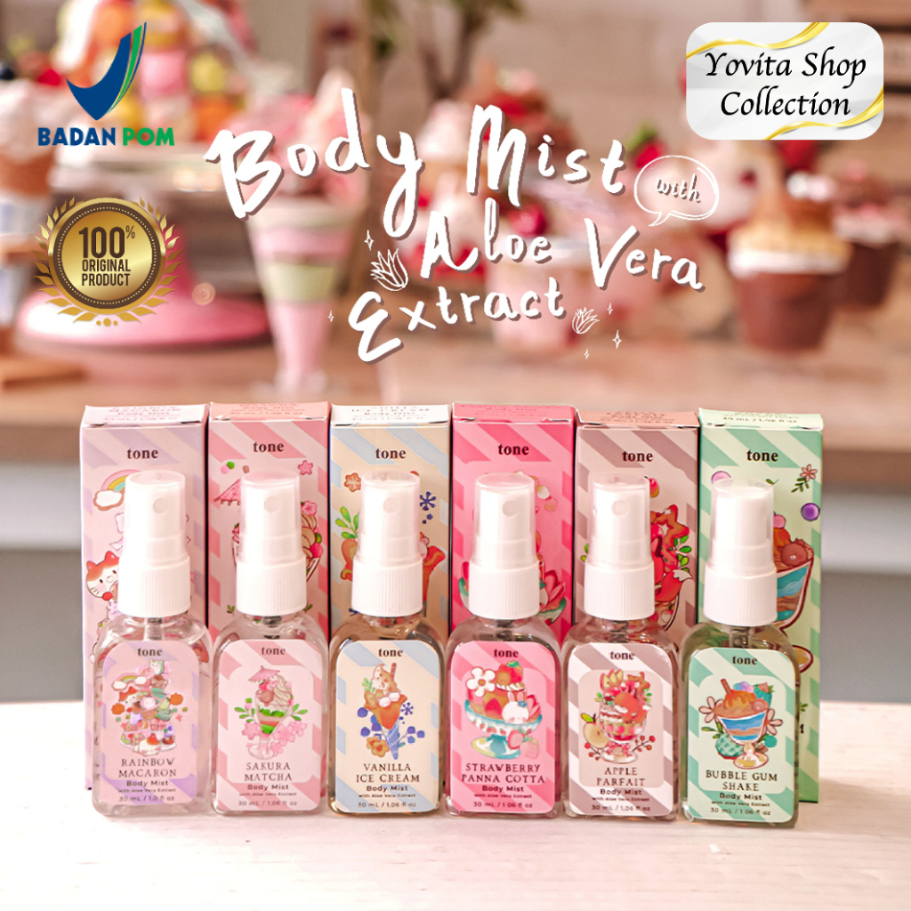 Jual Body Mist Tone 30ml | Body Mist Perfume | Parfum Badan | Shopee ...