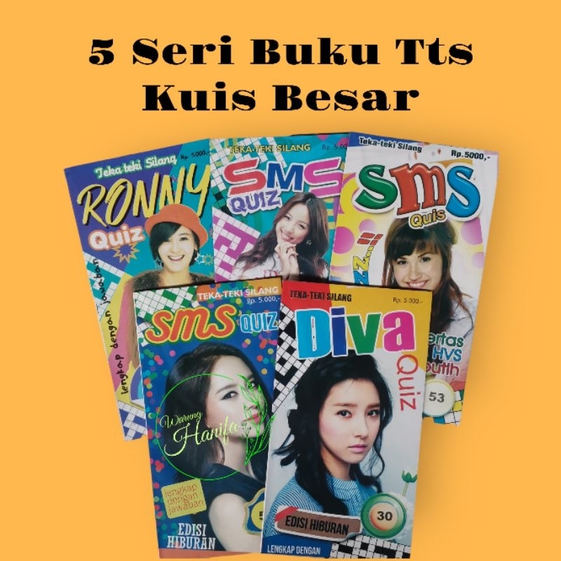 Jual Buku Tts Kuis Besar Teka Teki Silang | Shopee Indonesia