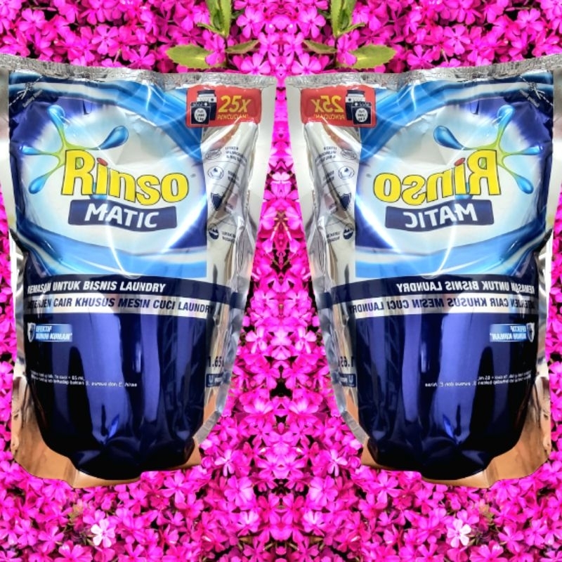 Jual Rinso Matic Detergent cair Khusus Mesin Cuci Efektif Membunuh ...